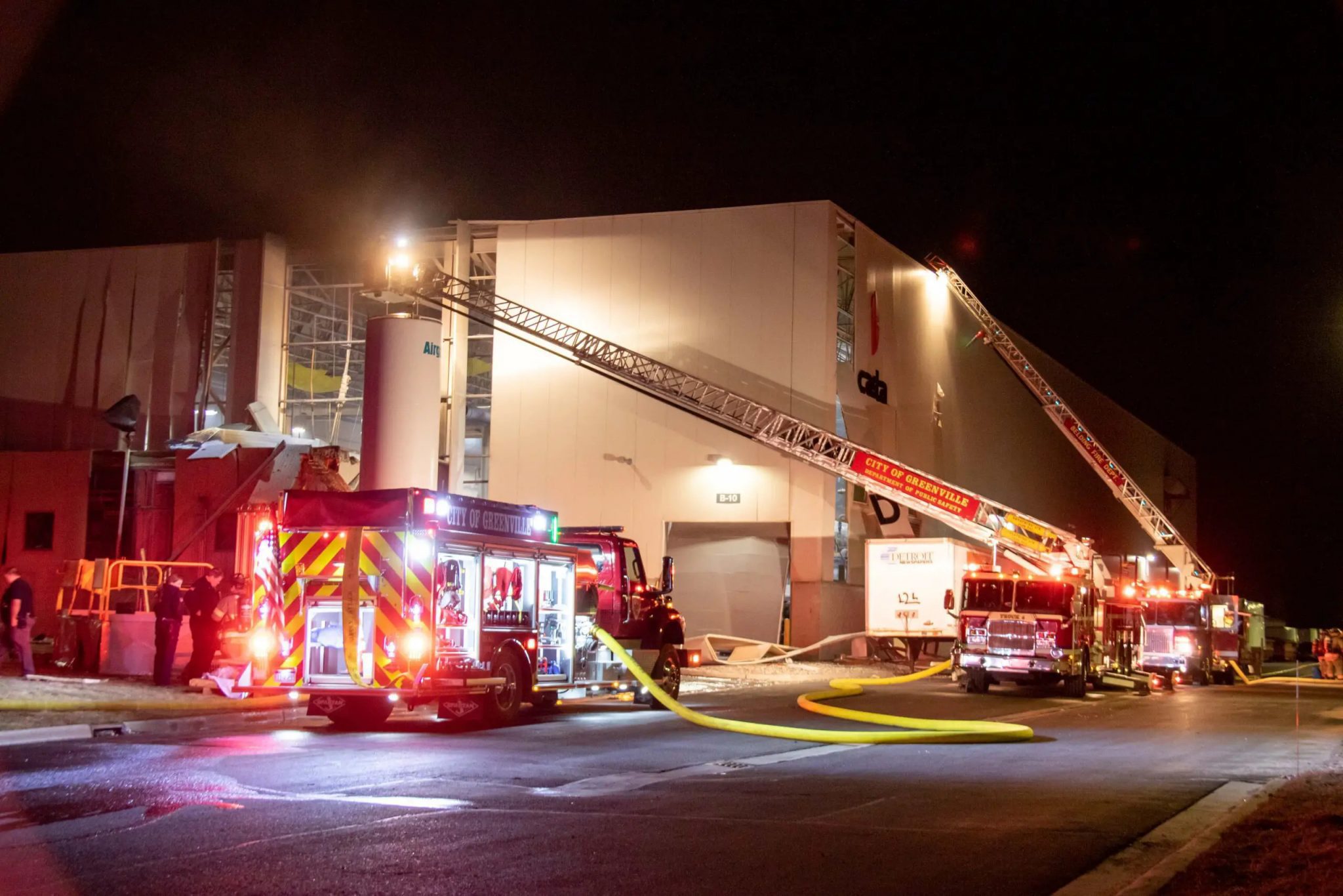Greenville plant in Michigan severely damaged after explosion