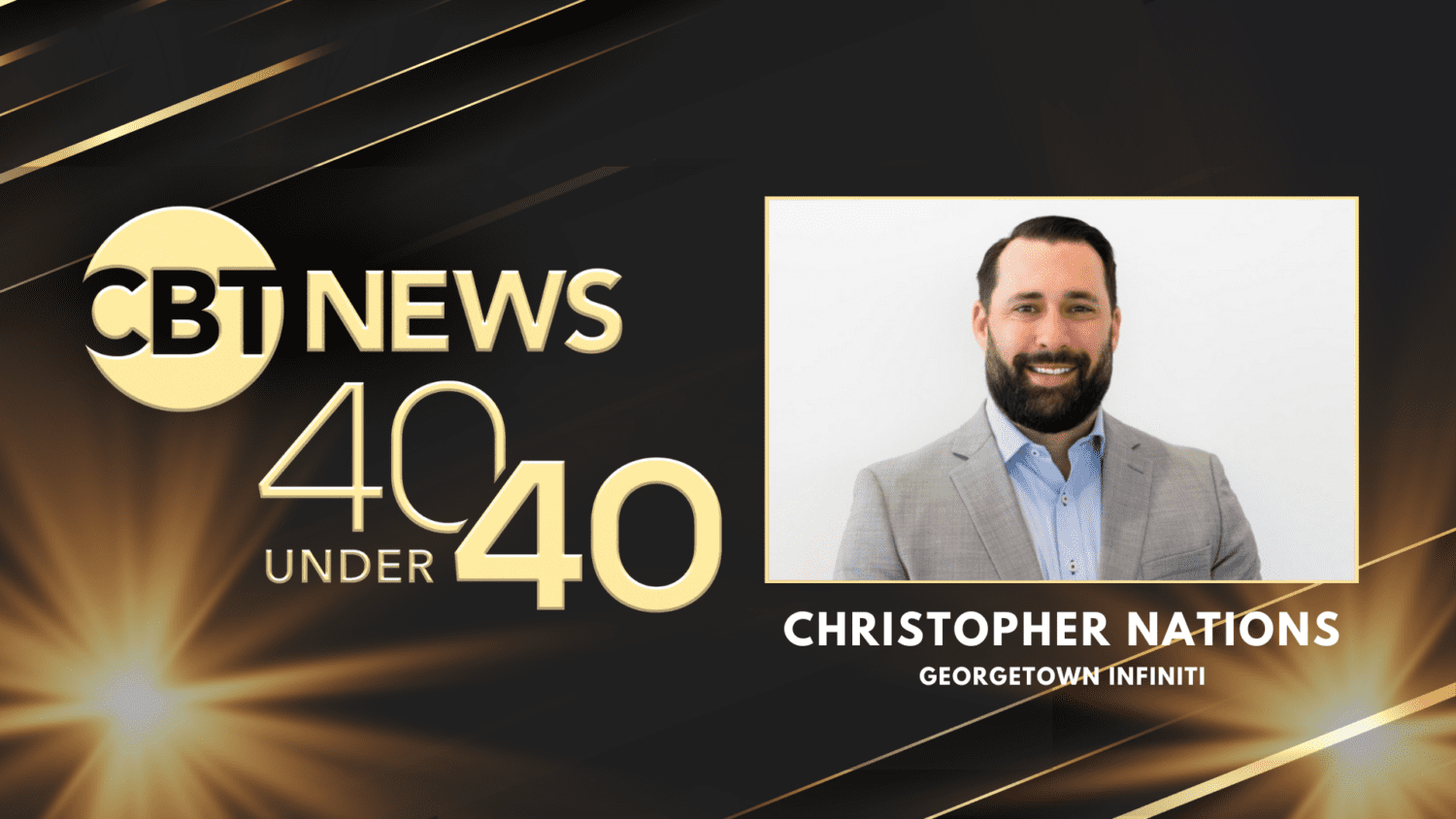 40 under 40 Honoree: Christopher Nations | Georgetown Infiniti
