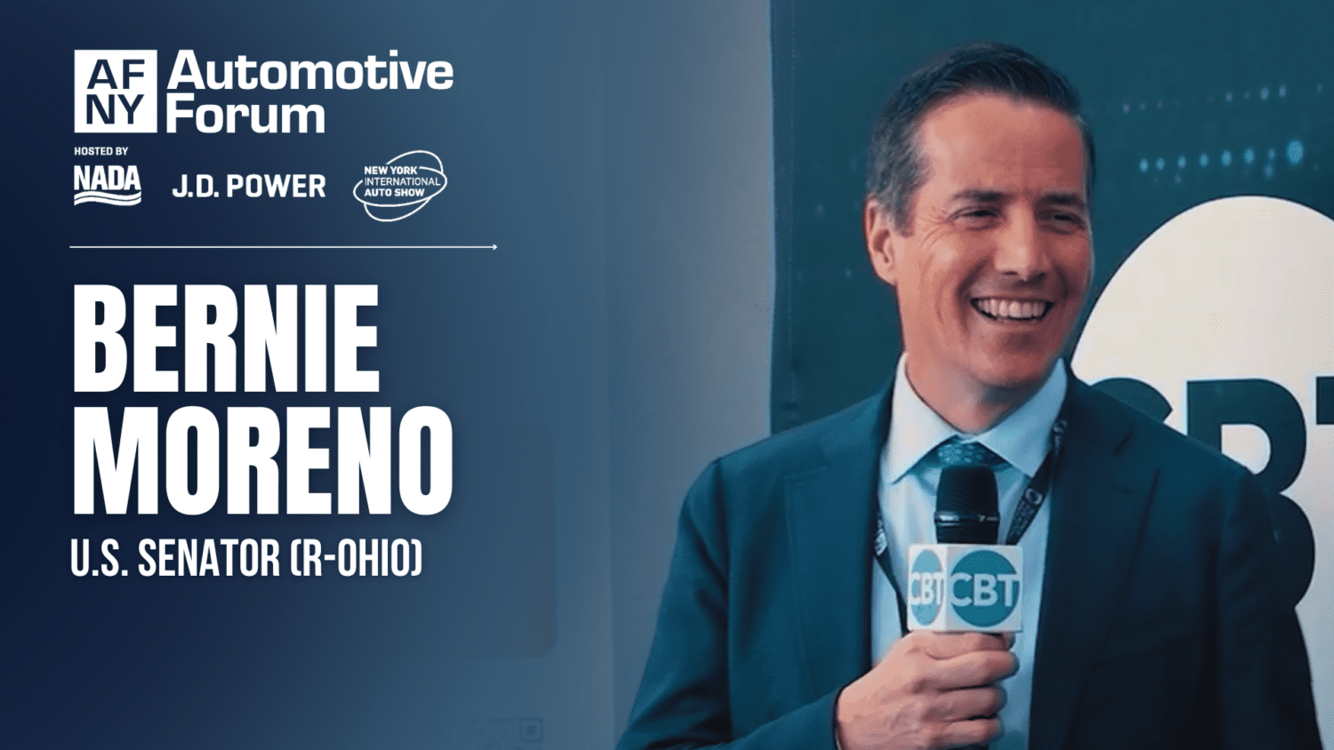 Sen. Bernie Moreno discusses tariffs at the 2025 NY Automotive Forum