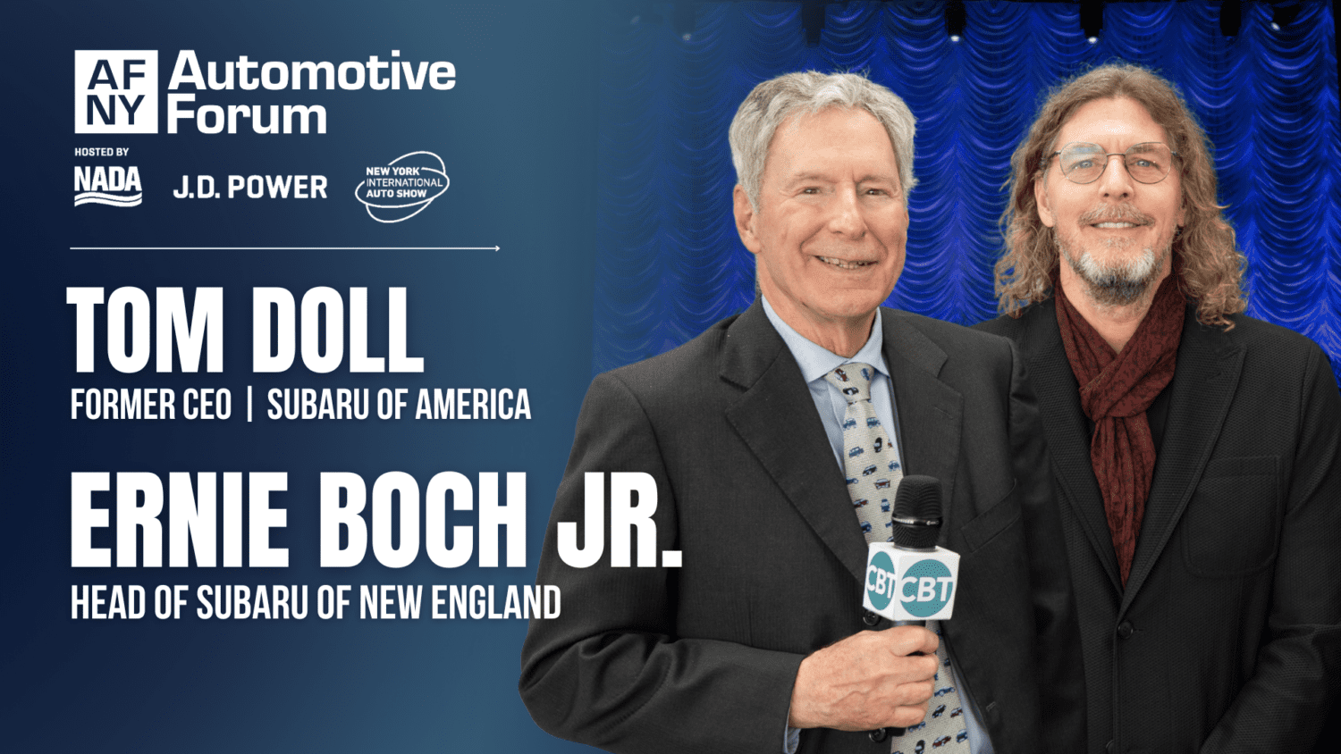 NY Automotive Forum 2025: Tom Doll and Ernie Boch | Subaru of America ...