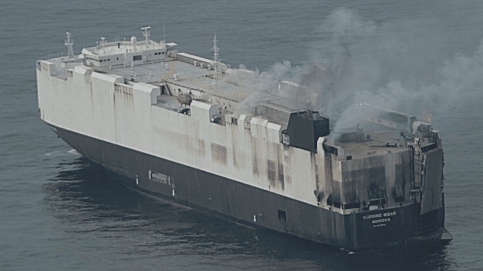 3,000 vehicles lost at sea as cargo ship sinks weeks after fire