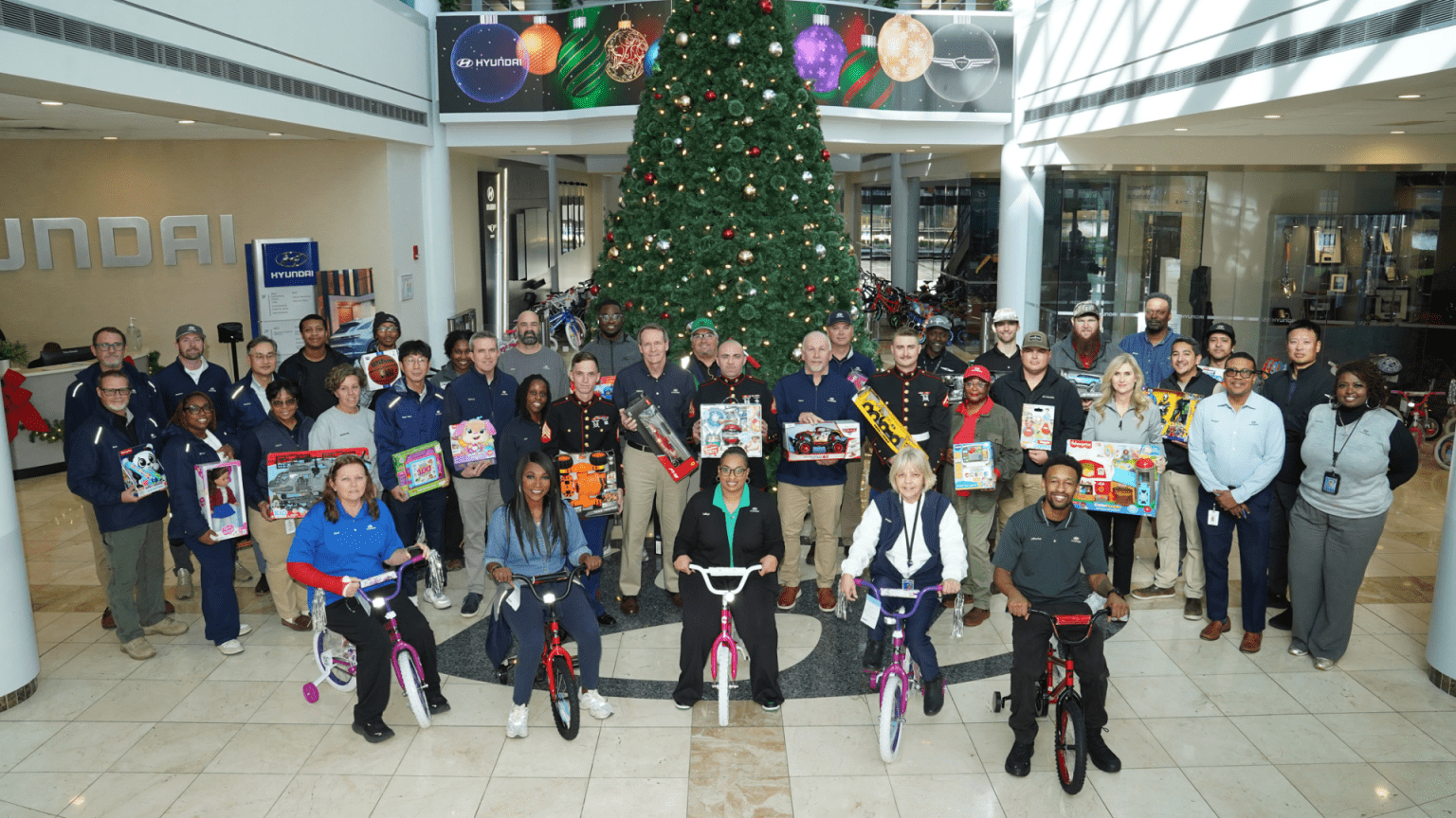 Hyundai Motor Manufacturing Alabama team members donate bicycles, toys ...